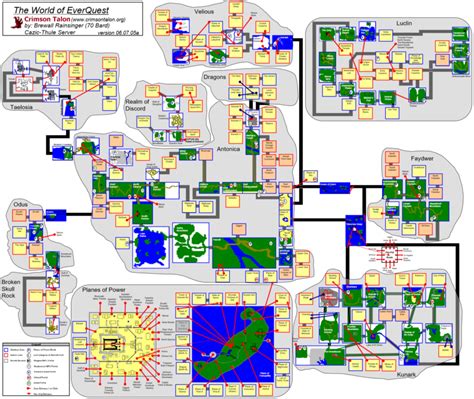Eq World Map Brewalls Everquest Maps