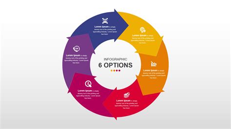 Free Folded Arrows Circular For PowerPoint And Google Slides Templates