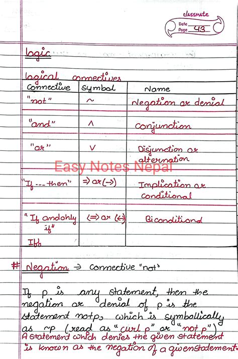logic connectives and laws of logic