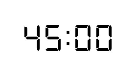 45 Minutes Timer Inforgraphics And Slides