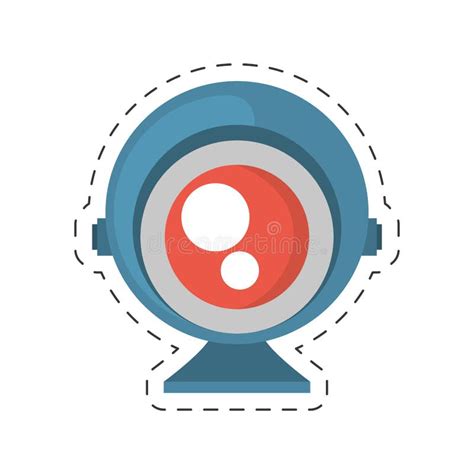 Web Camera Play Communication Stock Illustration Illustration Of