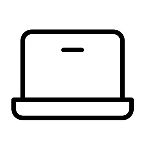 Laptop Thin Vector Svg Icon Svg Repo