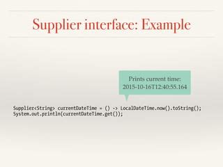 Java 8 Lambda Built-in Functional Interfaces | PDF | Programming Languages | Computing