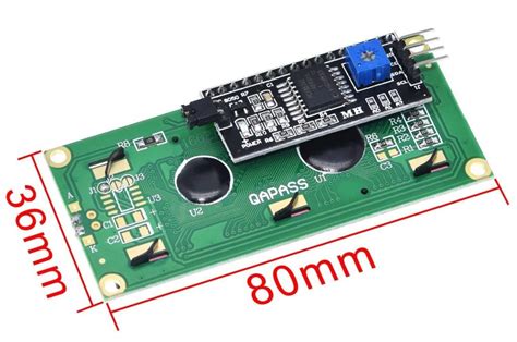 Индикатор lcd 1602 с модулем i2c Из личного diy Ардуино stm32