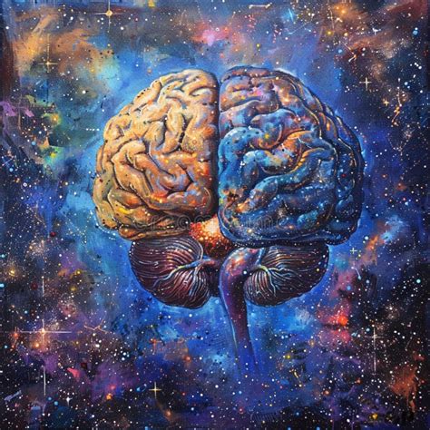 A Surreal Brain Machine Above An Open Book With A Heart Shaped Lock