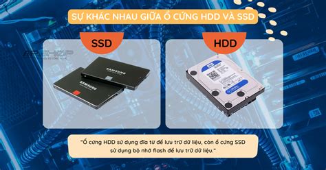 Sự khác nhau giữa ổ cứng HDD và SSD Tham khảo ngay để biết APSHOP VN