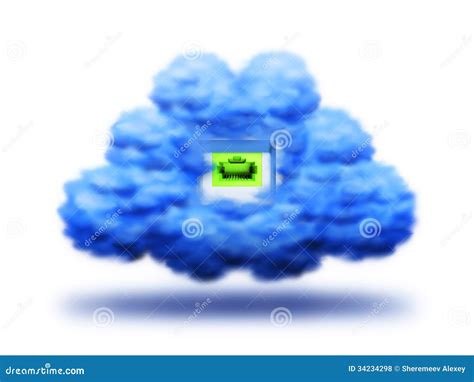 Connection Cloud Stock Illustration Illustration Of Cloudscape 34234298