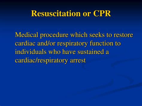 Ppt What Does Dnr Really Mean Comfort Measures Only Powerpoint Presentation Id 228538