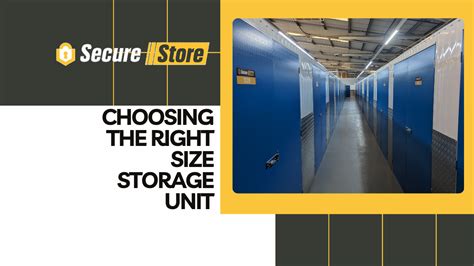Choosing The Right Size Storage Unit Uk