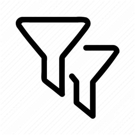 filters sort conversion list sorting filtering order icon