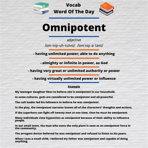 Omnipotent Rvocabwordoftheday