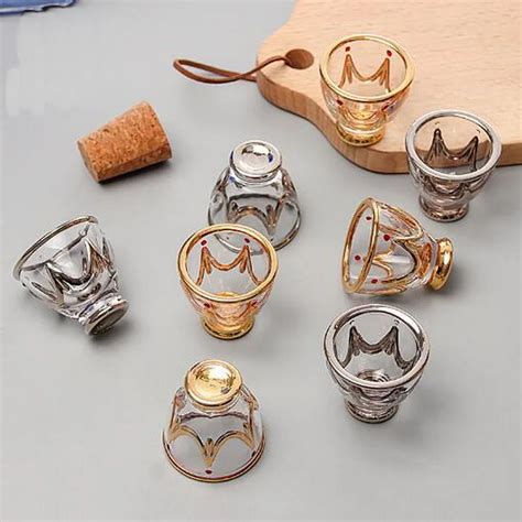 손으로 그린 가벼운 고급 크리스탈 유리 두꺼운 바닥 총알 정신 유리 Aliexpress