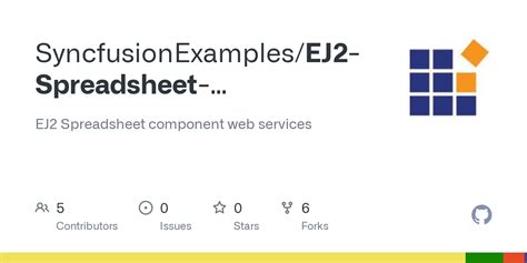 Github Syncfusionexamples Ej Spreadsheet Webservices Ej Spreadsheet Component Web Services