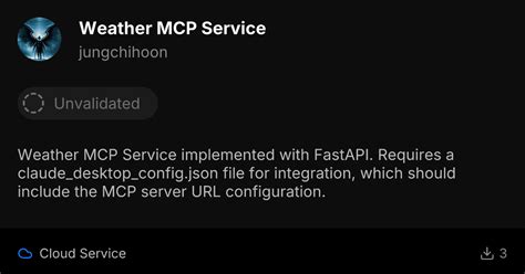 Weather Mcp Service Mcp Servers Lobehub