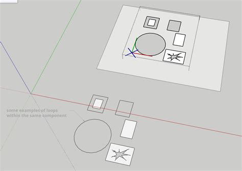 can you make a hole a component not a hole in a component the actual