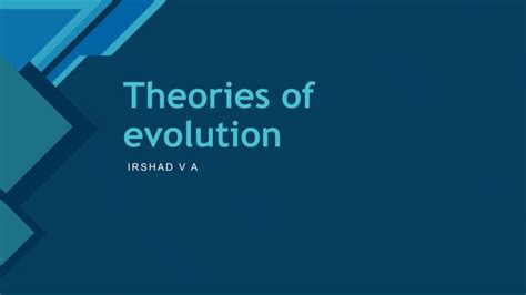 Darwinian Pre Darwinian And Post Darwinian Theories Of Evolution Pptx
