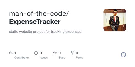 Github Man Of The Code Expensetracker Static Website Project For Tracking Expenses