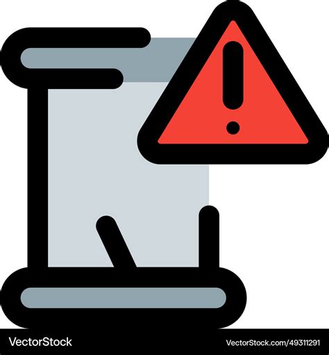alert for electronic fuse activation due vector image