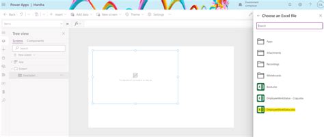 Power Apps Create A Data Table With Excel Data Crmonce