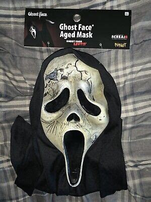 Ghost Face Aged Mask Scream Vi 6 Tagged Official Mask Ebay