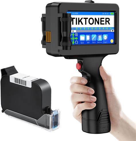 Tiktoner Handheld Inkjet Printer Gun With 42ml Quick Drying Ink Cartridge Handheld Inkjet Tiktoner Handheld Inkjet Printer Gun With 42ml Quick Drying Ink Cartridge Handheld Inkjet
