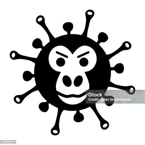 원숭이 두 바이러스 발생 아이콘입니다 건강 원숭이 두 비상 사태 바이러스 성 위험한 천연두 감염 의료 인식 감기와 독감에 대한 스톡 벡터 아트 및 기타 이미지 Istock