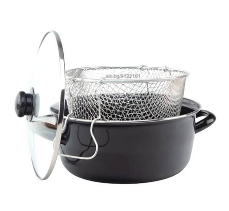 Тенджера за бързо и лесно пържене и готвене на пара Съдове Сервизи Прибори София Тен