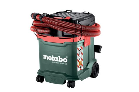 As 36 18 L 30 Pc Cc 602073850 Cordless Vacuum Cleaner Metabo Power