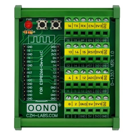 Din Rail Mount Screw Terminal Block Breakout Module Board For Esp8266