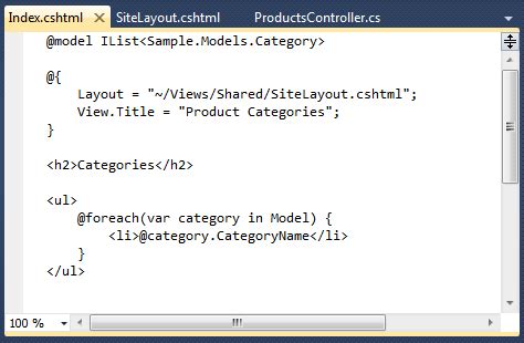 ScottGu S Blog ASP NET MVC Layouts With Razor