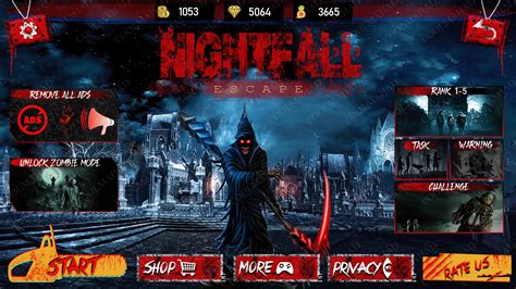 Horror Game Ui Design On Behance