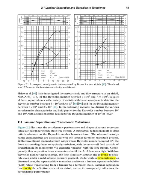 pdf bubble laminar separation and transition to turbulence