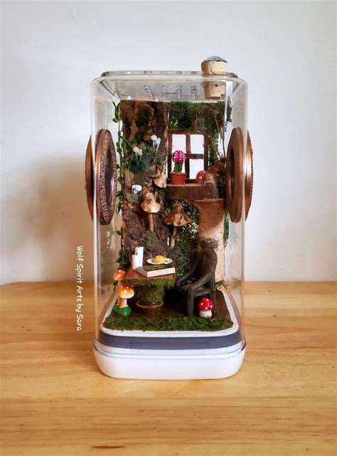 Made To Order Cozy Cottage Jumping Spider Enclosure Jumping Spider Decor Jumping Spider