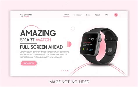 Premium Vector | Web landing page template design