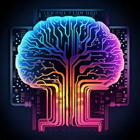 Logo For The Neural Network Premium Ai Generated Image