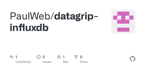 GitHub PaulWeb Datagrip Influxdb