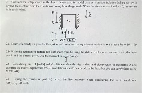 Solved 2 Consider The Setup Shown In The Figure Below Used