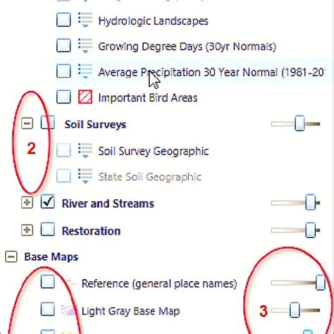 Map Layers Can Be Turned Off And On Layer Groupings Can Be