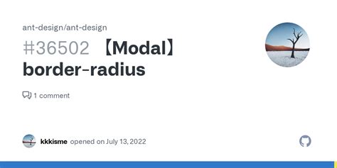 Modal Border Radius Issue Ant Design Ant Design GitHub