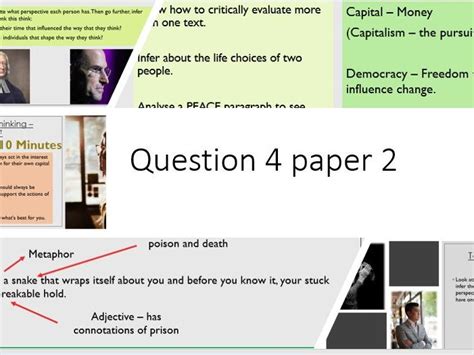 Aqa Gcse English Language Paper 2 Teaching Resources