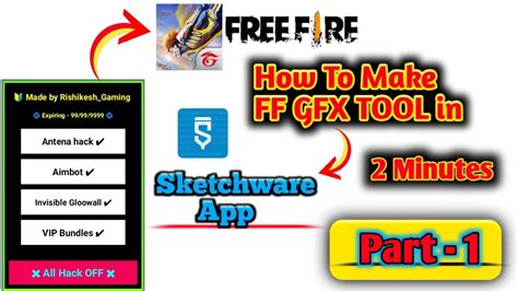 How To Make Ff Gfx Tool In Sketchware App Part 1 Youtube