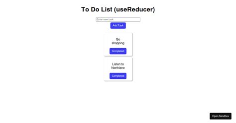 02 UseReducer ToDo Codesandbox