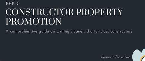 Php 8 Constructor Property Promotion Dev Community