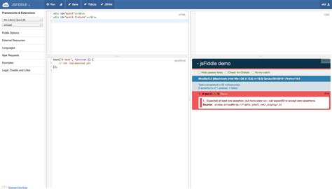 Jsfiddleを使ってjavascriptのテストを簡単に動かせるテンプレートサイトを作りました Web Scratch