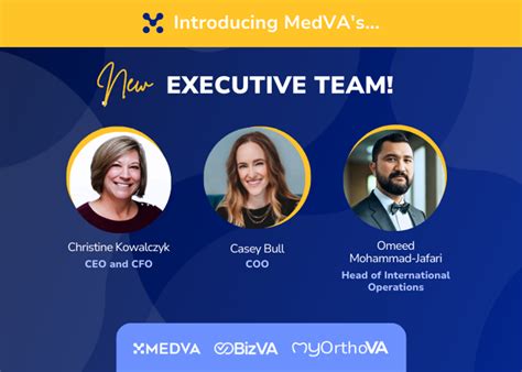 Medva Announces New Executive Team To Drive Rapid Growth