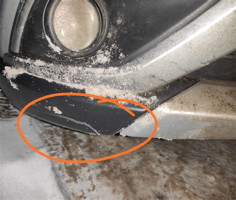 Кокнул передний бампер — Mitsubishi Outlander (3G), 2 л, 2015 года ...