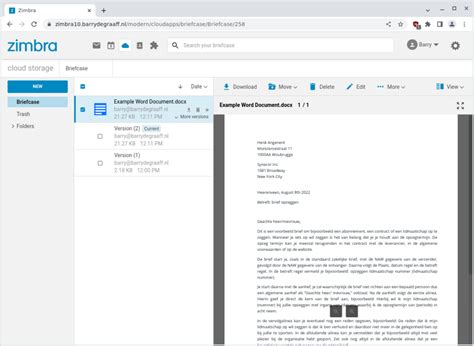 Discover Zimbras New Document Editing In Briefcase Zimbra Blog