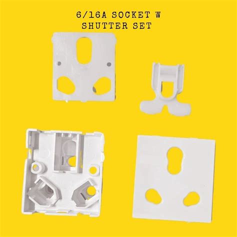 16 Amp Socket Shutter Set At ₹ 58piece In Vasai Id 2854708646388