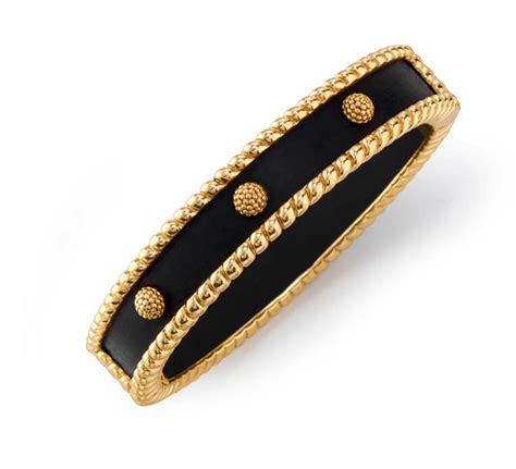 Berry Small Hinged Bangle Ebony Cactus Flower