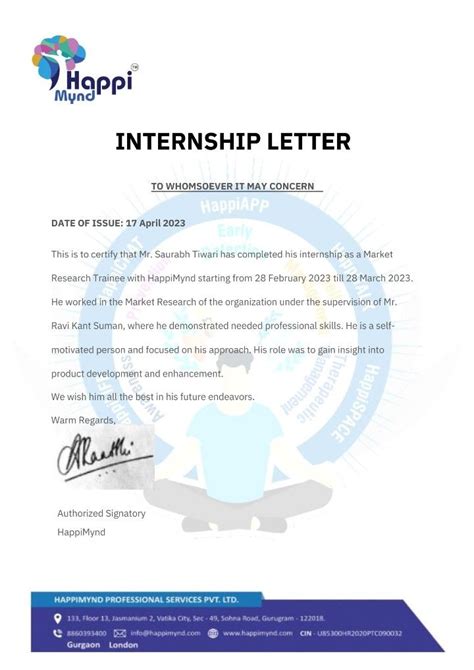 Saurabh Tiwari On Linkedin Internship Marketing Marketingresearch Certificateofcompletion